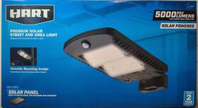 HART 80-8393-5K Solar Motion Street Area Light Dusk Dawn
